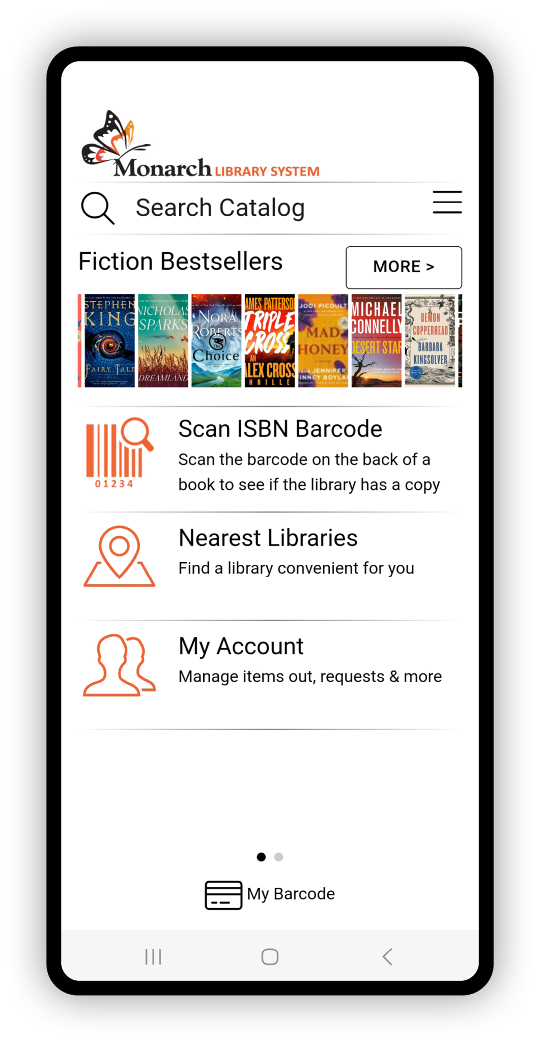 Monarch2Go - Monarch Library System